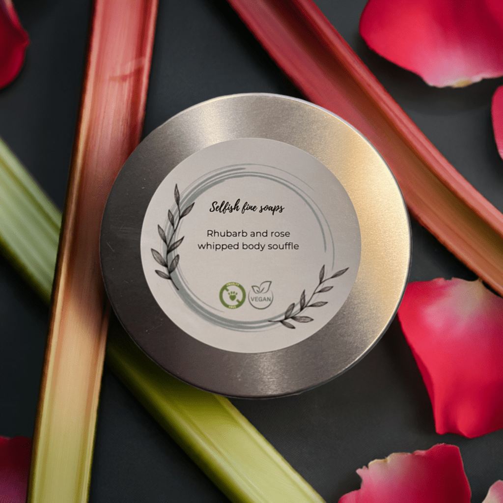 Rhubarb and rose bundle – Selfish Fine Soaps